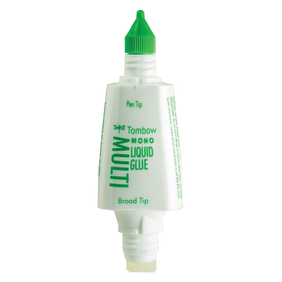 Tombow MONO Multi Liquid Glue Multi Purpose Liquid Glue with Dual Tip Applicators